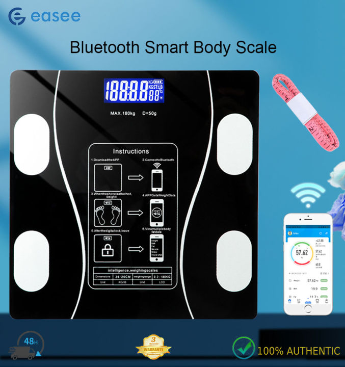 EASEE Bluetooth Digital Smart Scale Timbang Badan Penimbang Berat ...
