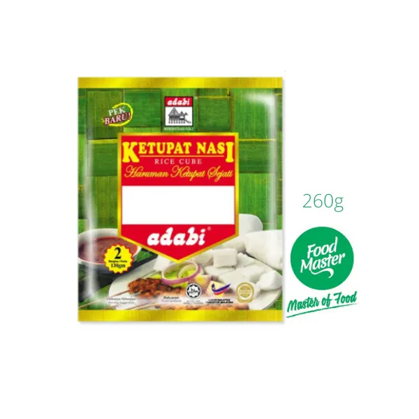 ADABI Ketupat Nasi 130g x 2 pkt @ 260g ( Free Fragile + Bubblewrap Packing ) | Lazada