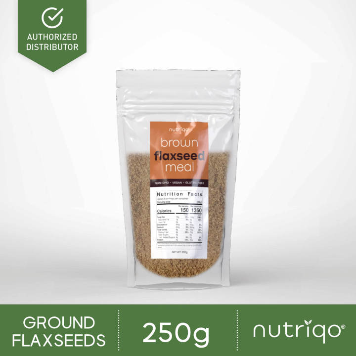 Nutriqo Ground Flax Seed (Flaxseed) Meal 250g | Lazada PH
