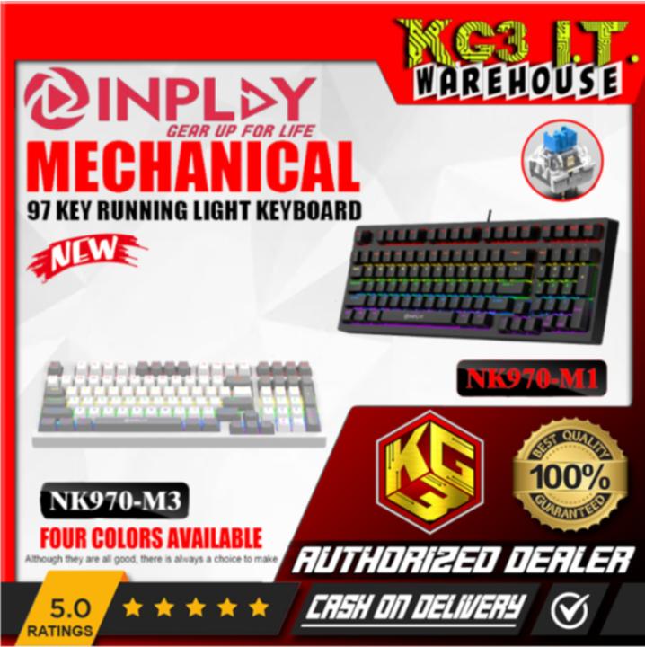 Inplay NK970 Mechanical Keyboard With Blue Switch Running RGB Light ...