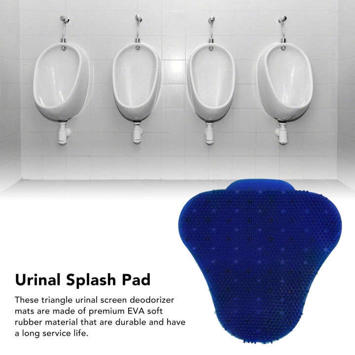 Urinal Pad Anti Splash Triangle Fragrant Ball Urinal Screen Deodorizer ...