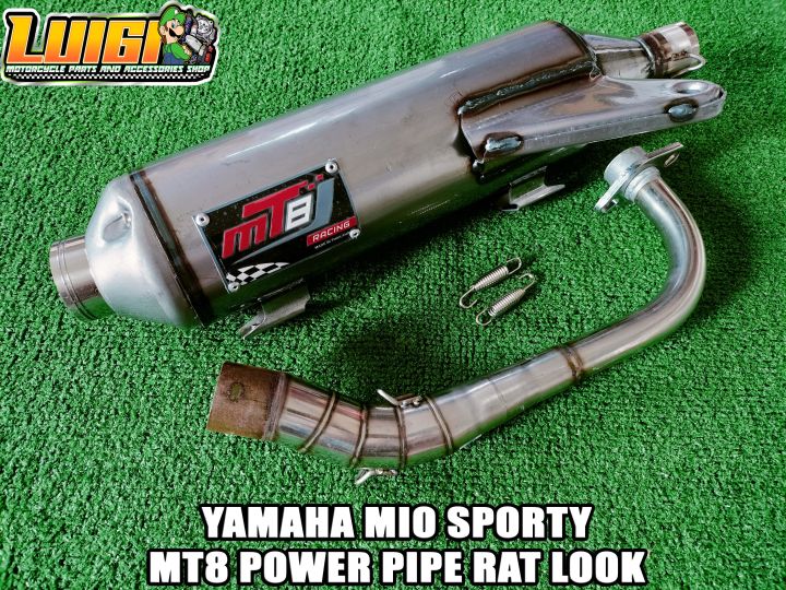 MT8 YAMAHA MIO SPORTY POWER PIPE RAT LOOK | Lazada PH
