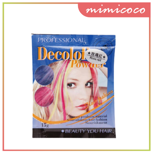 Decolor Powder Hair Dye Li High Nutrition Color Bleaching Powder - 15g ...