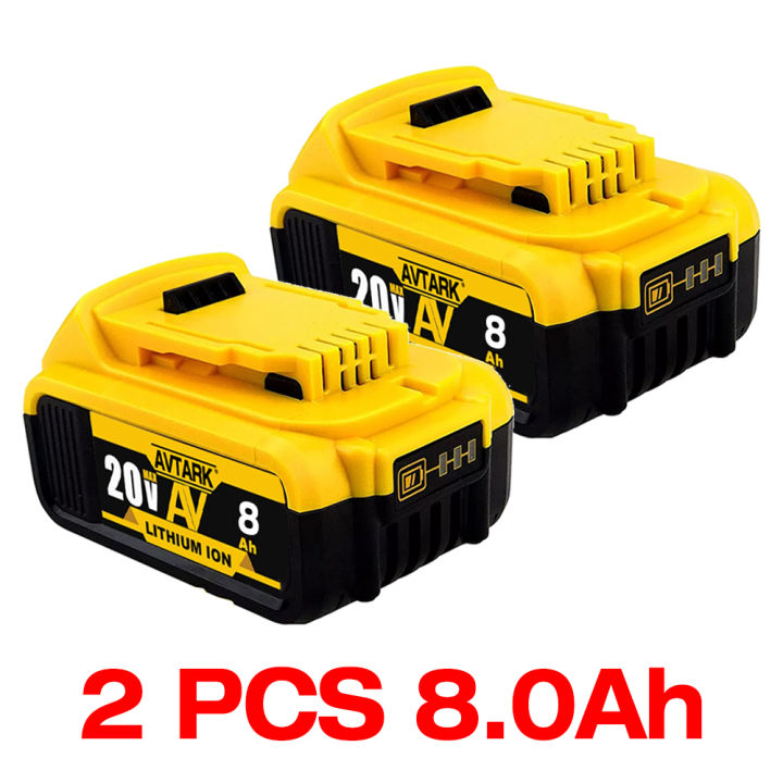 Original DCB200 20V 8000mAh Lithium Replacement Dewalt 18V DCB184 ...