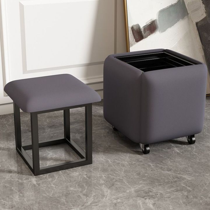 Yali Home #5014 5 in 1 Cube Stool slipper stool set space saver stool ...