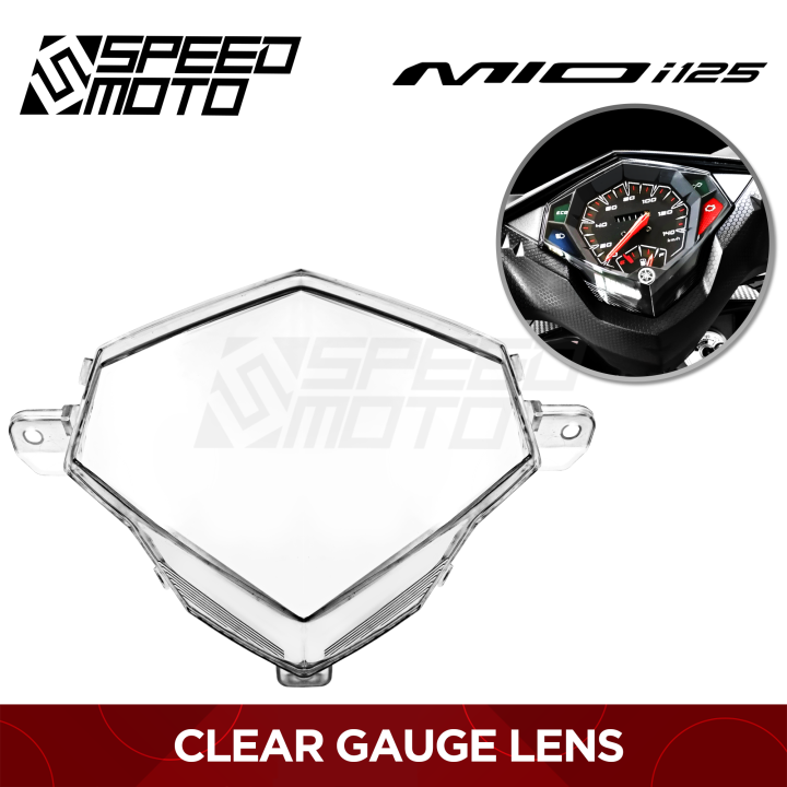 YAMAHA MIO i125 OEM SPEEDOMETER LENS FOR MIO i 125 CLEAR / SMOKE ...