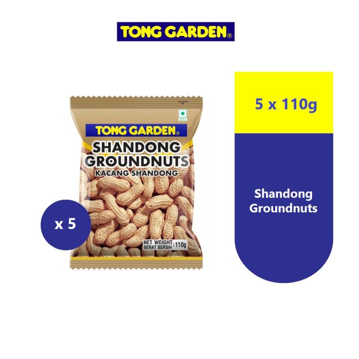 Tong Garden Shandong Groundnuts 110g X 5 packets [Best before 18 Nov 2025] | Lazada