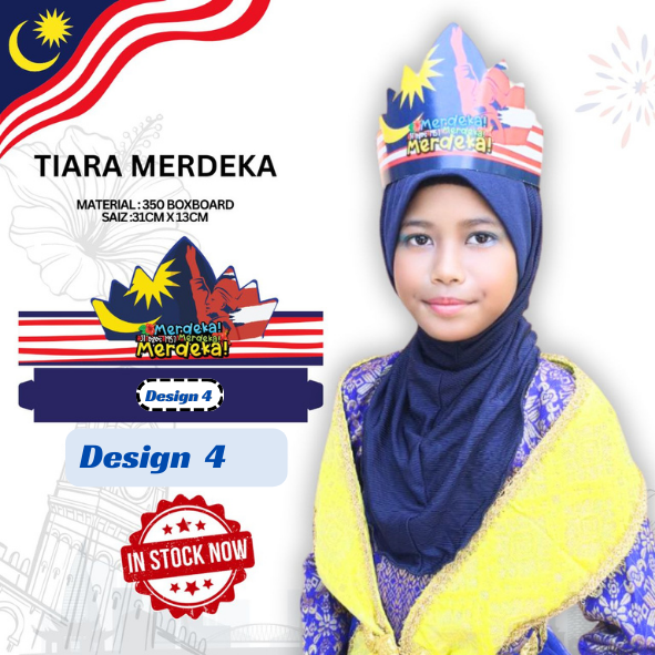 Tiara Merdeka 2024 (Ready Stok) (Topi merdeka/Mahkota merdeka/Prop ...