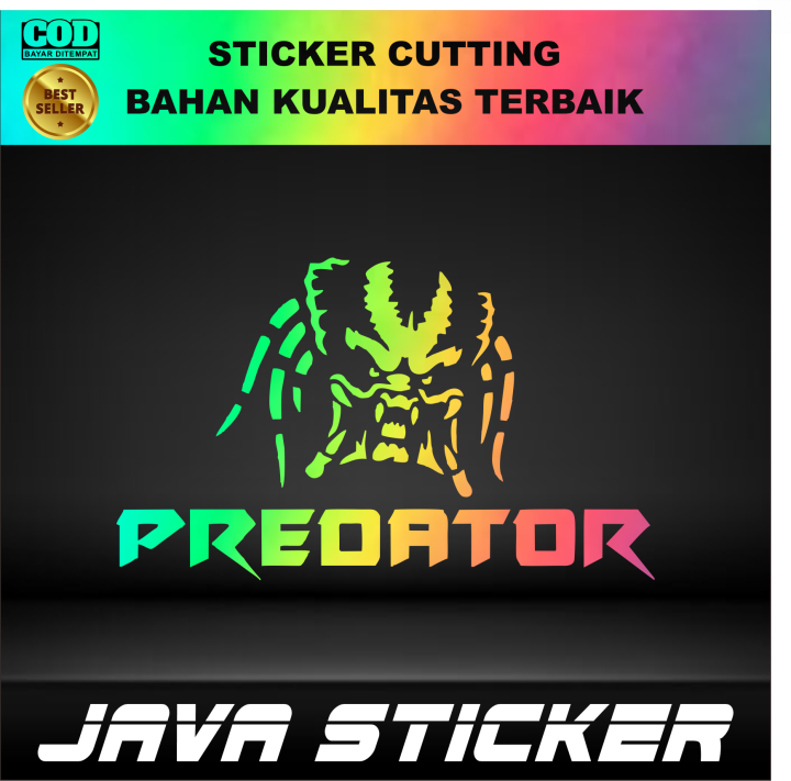 COD Cutting Stiker Sticker Mobil Sepeda motor predator Cahaya untuk ...