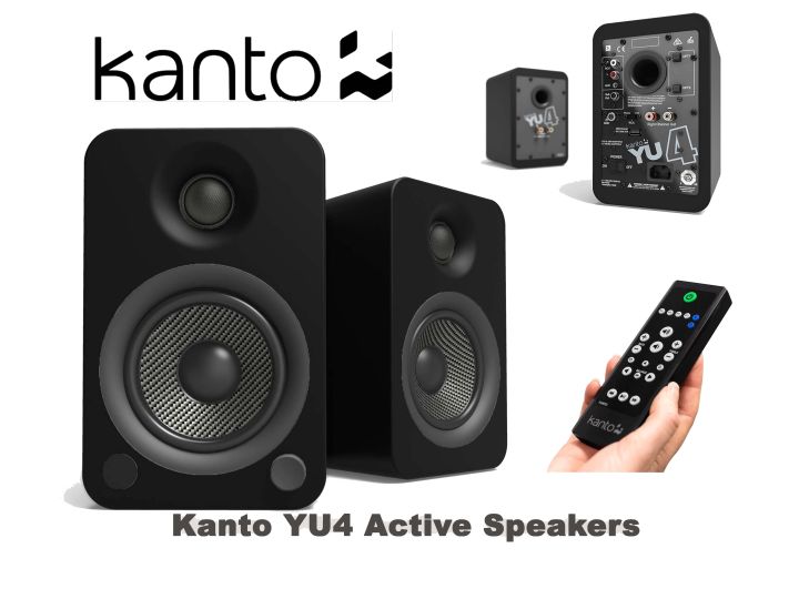 KANTO YU4 Powered Speakers with Bluetooth and Phono Preamp | Lazada PH