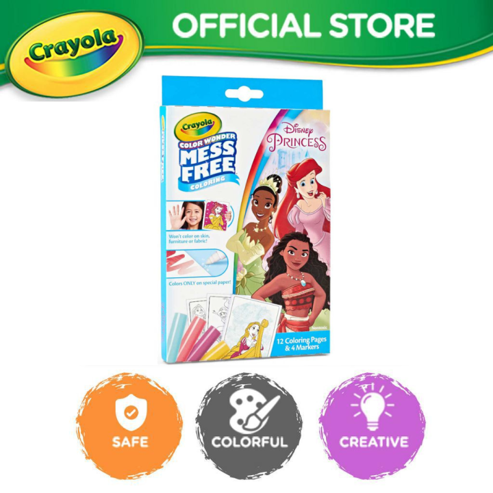 (NEW) Crayola Color Wonder Mini Box Set, Disney Princess, For Kids Ages ...