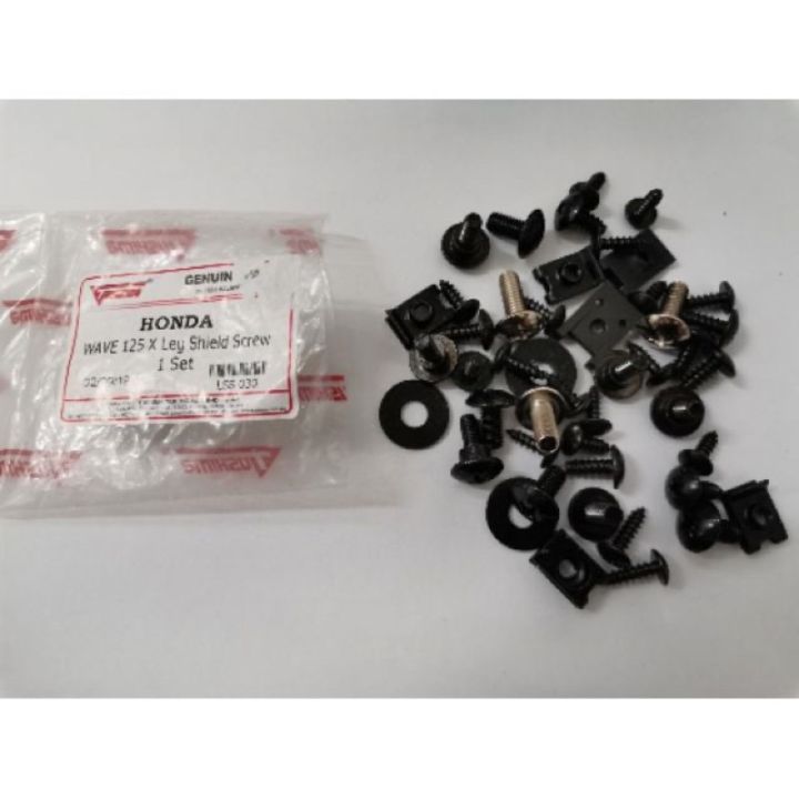 HONDA WAVE125X WAVE25-X WAVE 125X LEG SHIELD BODYSET COVER SET SCREW ...