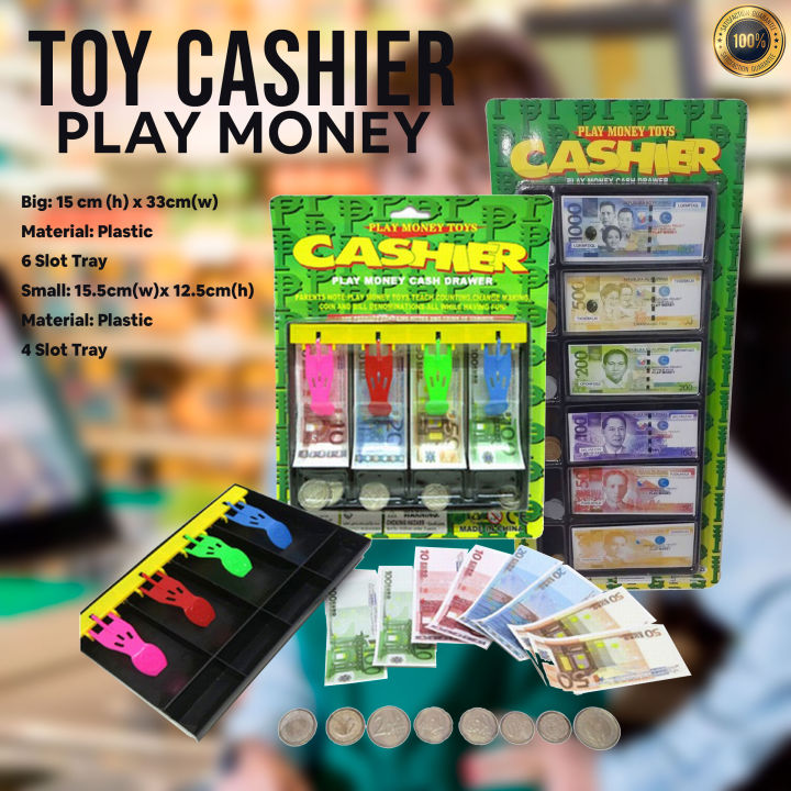 Cashier Toy with Play Money and Coins | Lazada PH