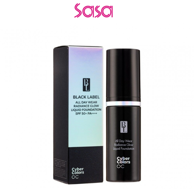 CYBER COLORS Black Label All Day Wear Radiance Glow Liquid Foundation ...