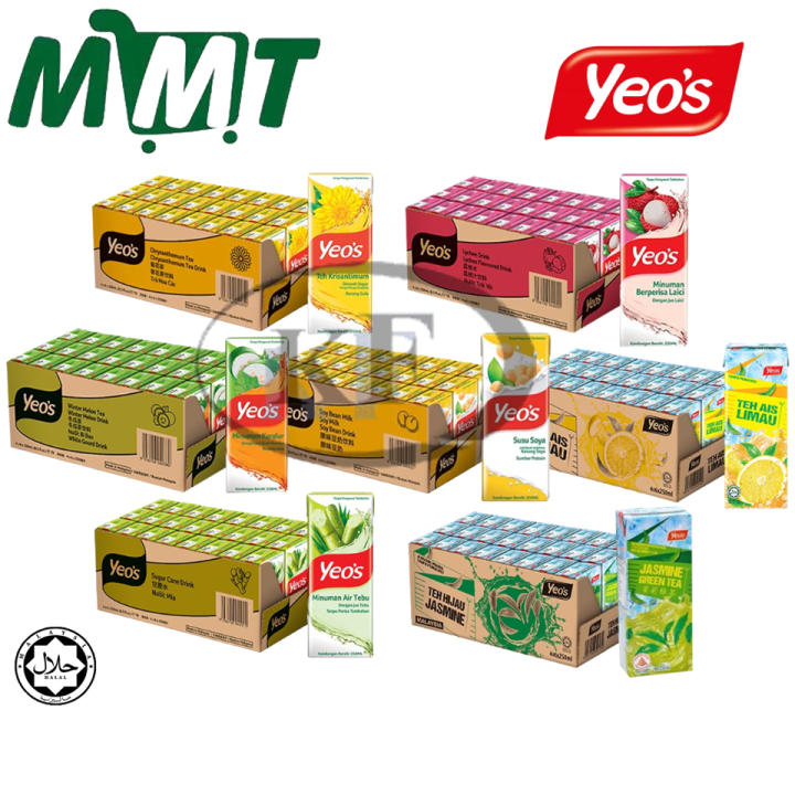 YEO'S Asian Drink Tetra Box 1 Carton (24 x 250ml) | Lazada