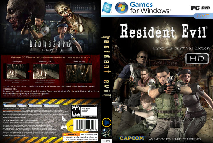 Resident Evil / biohazard HD REMASTER PC GAME [Offline] | Lazada
