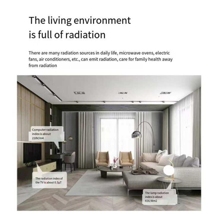 Radiation Detector Home Nuclear Radiation Tester Electromagnetic ...