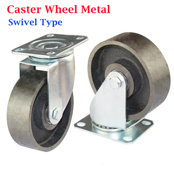 Trolley Heavy Duty Metal Caster Wheel trolley Wheel Fixed / Caster ...