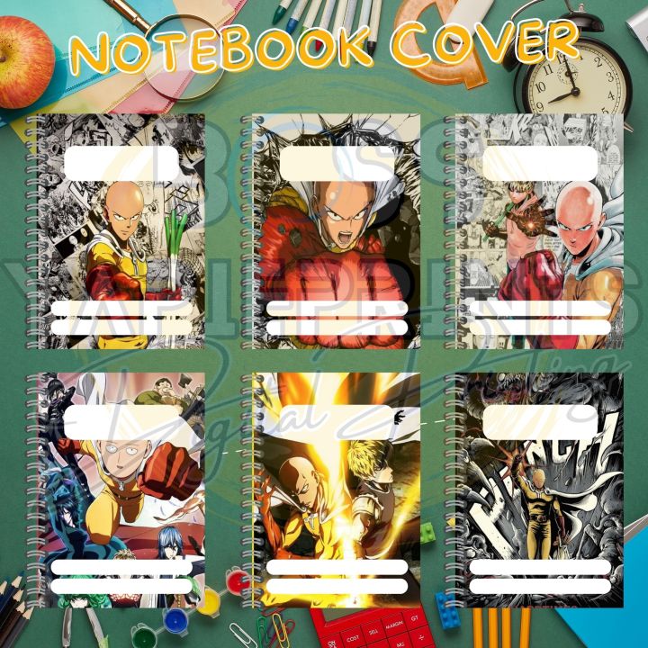 ONE PUNCH MAN PERSONALIZED NOTEBOOK COVER WITH NAME, SUBJECT, AND ...
