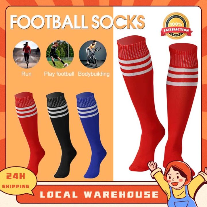 【Knee Long】Thick Anti Slip Sports Sport Stoking Stocking Stokin Bola ...