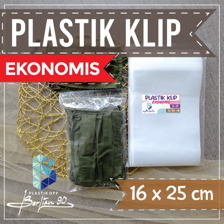 Plastik Klip Bening 16x25 Isi 100 | Lazada Indonesia