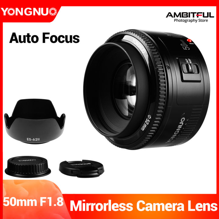 YONGNUO 50mm F1.8 Large Aperture Auto Focus Full frame Camera Lens For ...