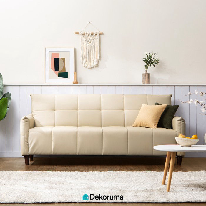 Dekoruma YACHI Sofa Tamu 2 Dudukan / Sofa Minimalis 2 Seater | Lazada ...