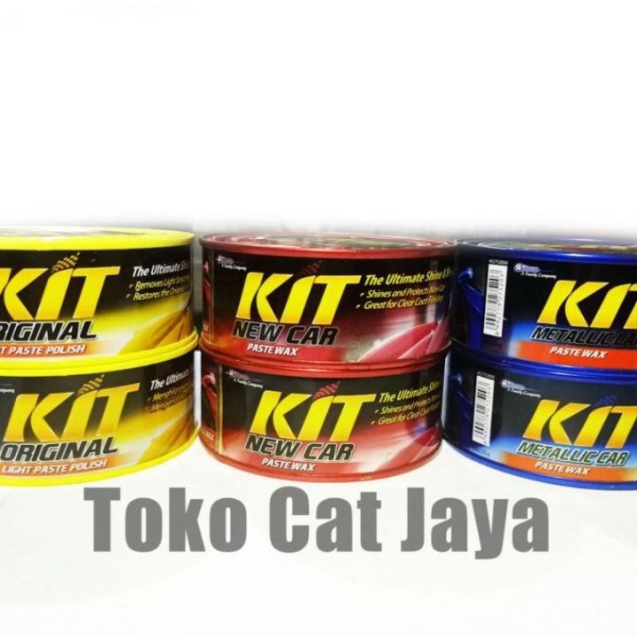 KIT Paste Wax Polis ORIGINAL / METALLIC CAR / NEW CAR 225 gram | Lazada ...