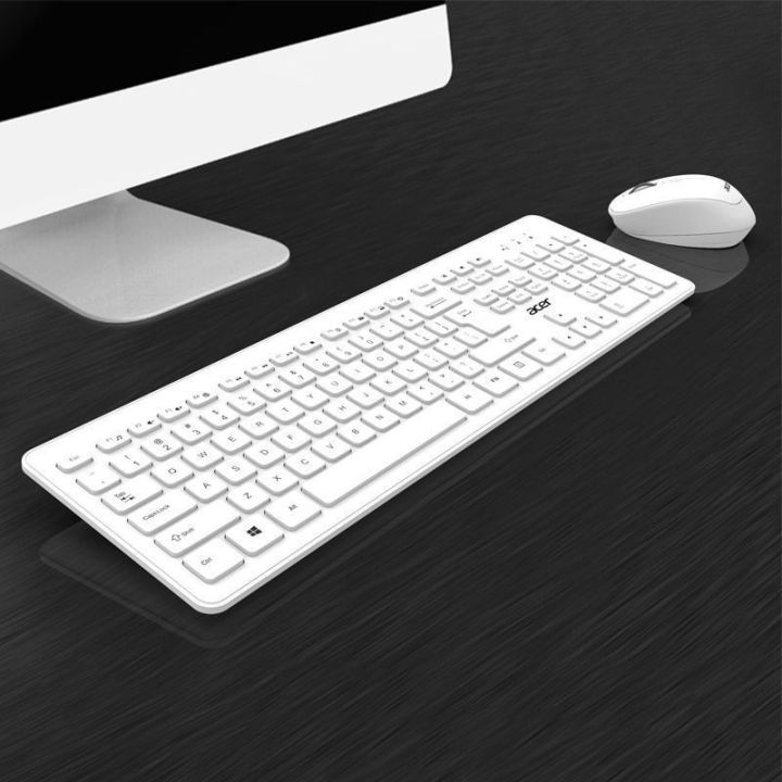 Acer Ultra Thin Silent Wireless Keyboard And Mouse Set Wireless USB ...