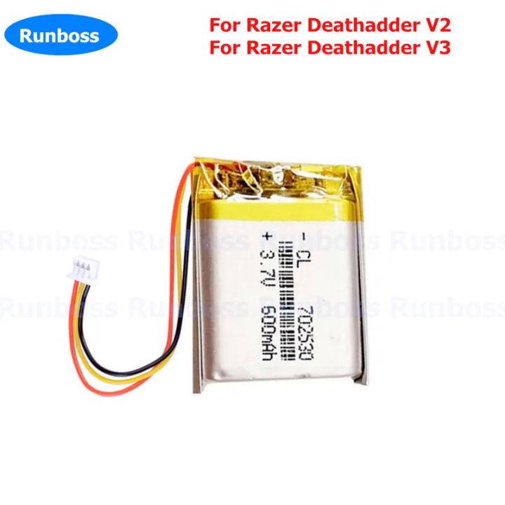 Replacement Wireless Mouse Battery 600mAh For Razer Deathadder V2 V2X ...