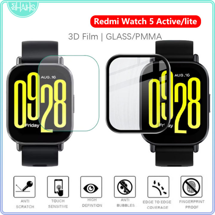 ฟิล์มกระจกเทมเปอร์สำหรับ Redmi Watch 5 Active / Mi Watch 5 Lite อุปกรณ์ ...