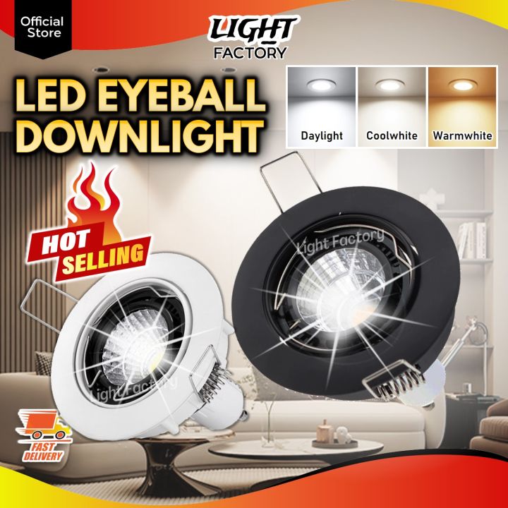 🔥SET🔥LED Eyeball Casing/Fitting MR16 GU10 Spotlight Downlight DL/CW/WW ...