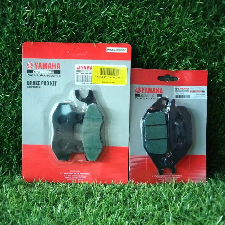 LC135 5S FRONT & REAR DISC BRAKE PAD LINING BREAK ORIGINAL THAI LC 5S ...