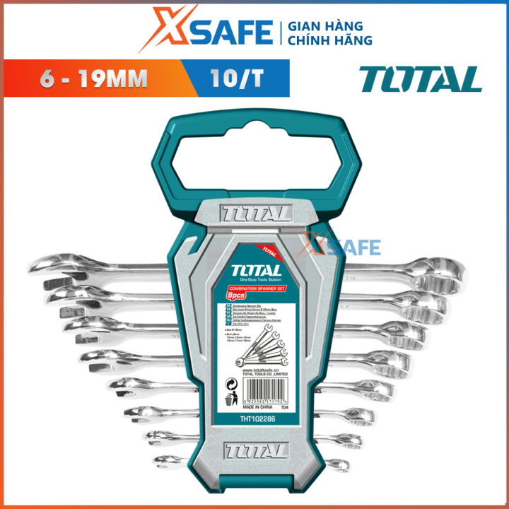 Bộ cờ lê vòng miệng 8 chi tiết TOTAL THT102286 6-19mm thiết kế nhỏ gọn ...