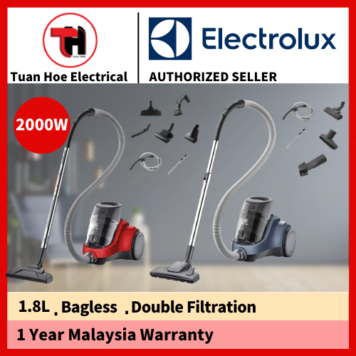 ELECTROLUX EC41-6CR EC41-2DB 2000W Bagless Vacuum Cleaner | Lazada