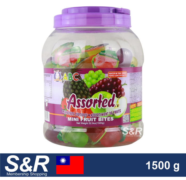 ABC Assorted Mini Fruit Bites 1500g | Lazada PH