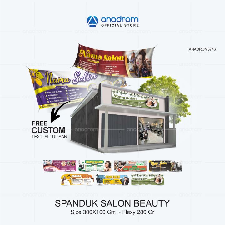 Spanduk Salon Rambut & Kecantikan | Banner Salon Kecantikan & Spa ...