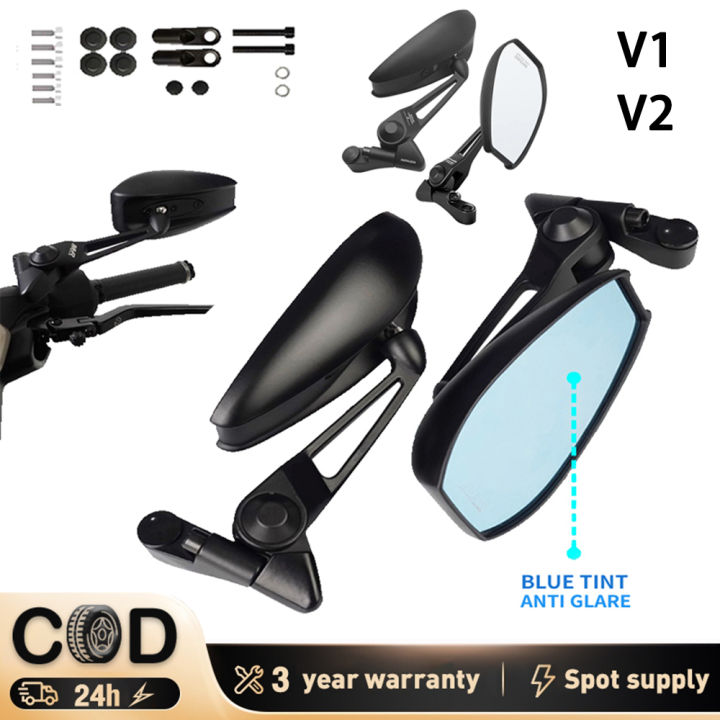 Motorcycle Side Mirror NAPOLEON Anti-glare Adjustable AOS4 Mirror 1 ...