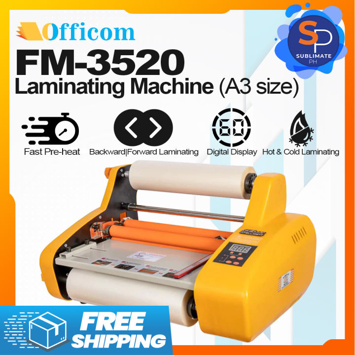 Officom Laminating Machine Roll Heavy Duty Fm 3520 Roll To Roll A3 Size