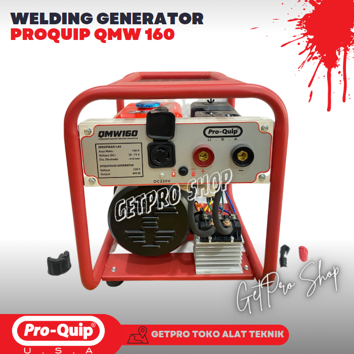 Mesin genset las 2 IN 1 welding generator las PROQUIP QMW160 | Lazada ...