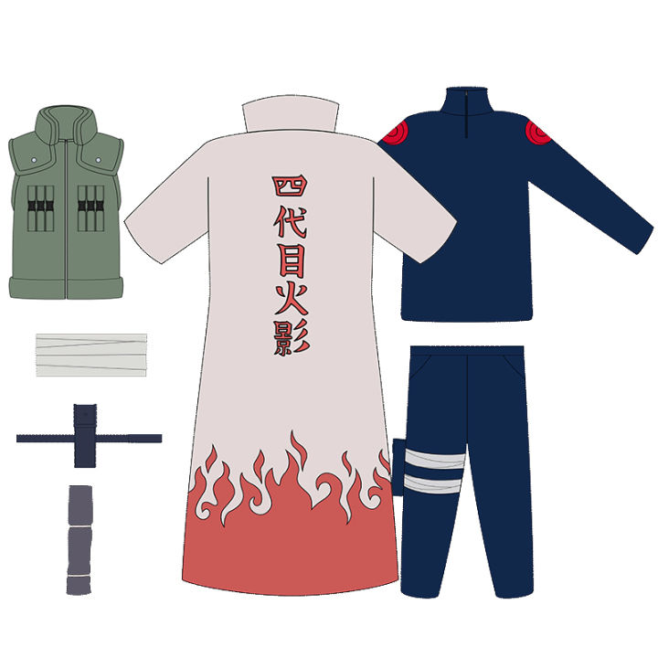 NARUTO official genuine Naruto four generations Namikaze Minato COS ...