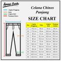 Celana Chinos Pria Panjang Hitam Slimfit Bahan Melar Casual Pants Kerja ...