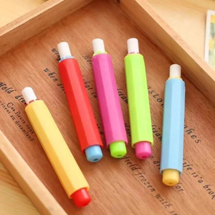 5/10Pcs Adjustable Colourful Chalk Holder Clip Chalk Stick Holder ...