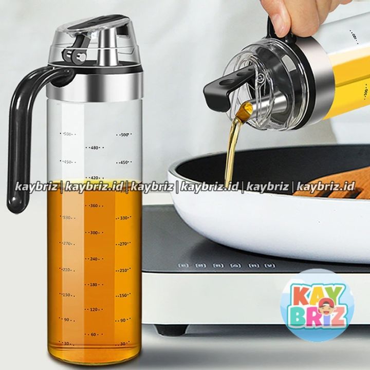 PROMO COD Botol Minyak Kaca Olive Oil Cooking Seasoning Bottle 550ml dan 630ml | Lazada Indonesia