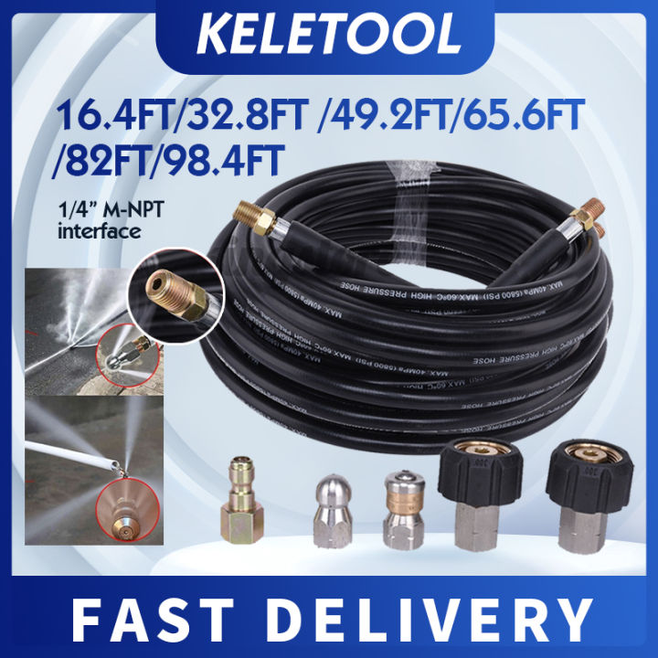 Sewer Jetter Kit / Drain Cleaning Hose /Sewer Jetting Nozzle Sewer jet ...