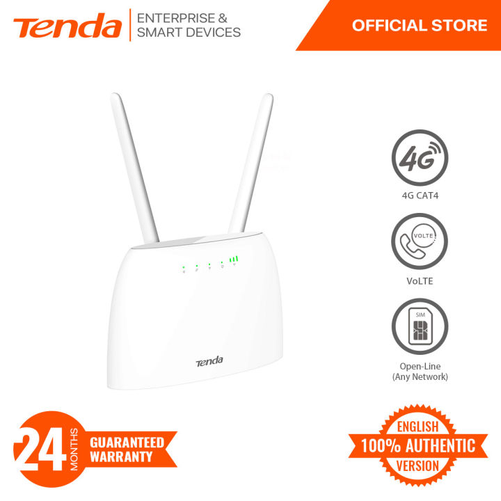 Tenda 4G06 4G LTE Mobile Wifi Router | VoLTE | Open Line works with ...