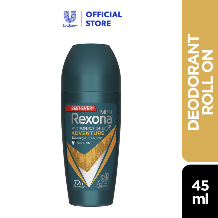 Rexona Men Roll On Deodorant Adventure 45ml | Lazada