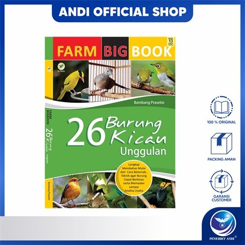 Penerbit Andi - Farm Big Book - 26 Burung Kicau Unggulan | Lazada Indonesia