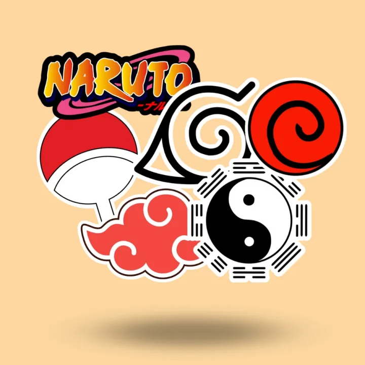 Naruto Logo Uchiha Akatsuki Shuriken Konoha Hyuga with Freebies 3 ...