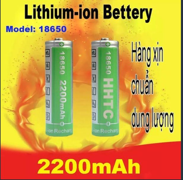 [P64] Pin sạc Lithium Li-ion 18500 Vapcell L22 2200mAh 6A | Lazada.vn